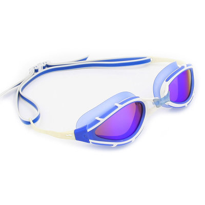 UV Protect Racing Swimming Goggles With Slicone Skirt And Strap Polarized Lens