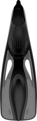 PP + TPR Skin Diving Fins Scuba Diving Fins Blue Black With Full Size Blade