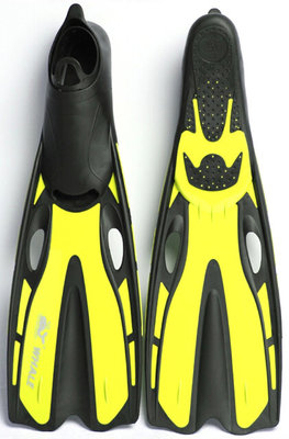Flexible Pocket Rubber Skin Diving Fins With Long Blade 15 Day Delivery Time