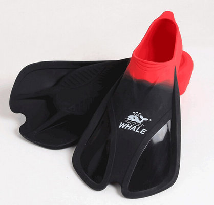 Silicone Training Swim Fins Scuba Diving Equipment Short Straight