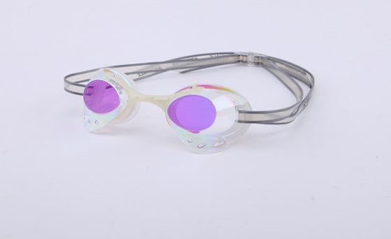 Lente periférica ancha de las gafas profesionales de la nadada del silicón de la playa
