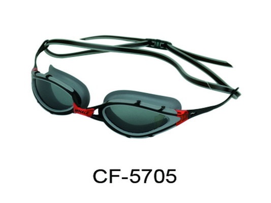 Unisex Colorful Swim Goggles Silicone Gaskets Head Strap For Adult