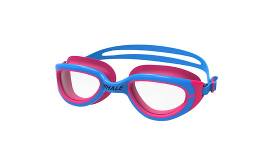 Flexible Silicone Free Children Swimming Goggles Clear Lens 36mm*134mm