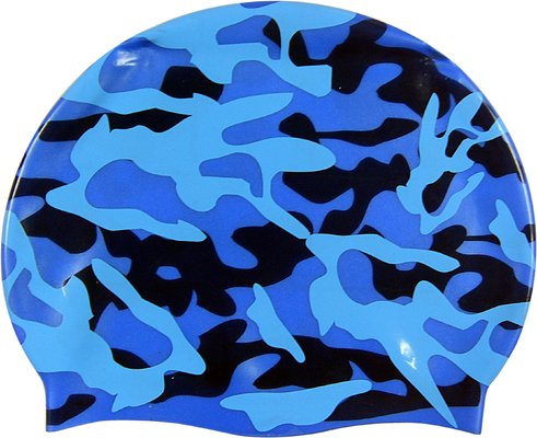 Professionable Custom Famous Silicone Swim Caps Adult Multi Color