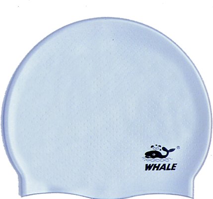 Lightweight Violet Big Silicone Swim Caps Avoid Stick Hair Easy On And Off