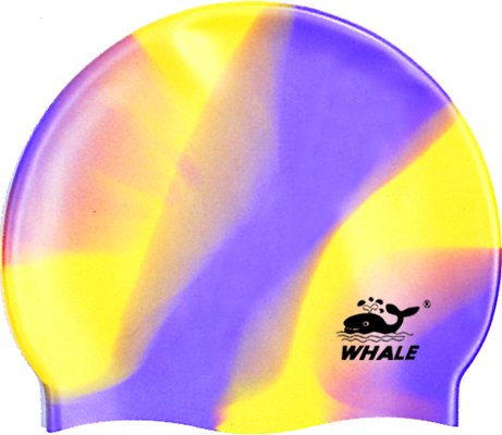 Lightweight Silicone Fashionable Swimming Caps With Customized Logo