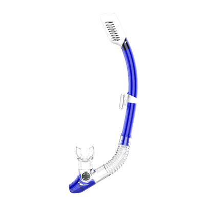 Clear Mouthpiece Diving Snorkel With Somfortable Silicone Mouthpiece
