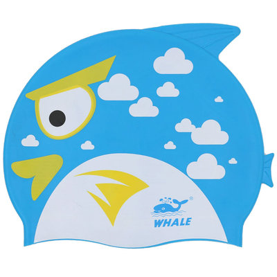 Colorful Silicone Children Girls Swimming Cap Animal Shape Design