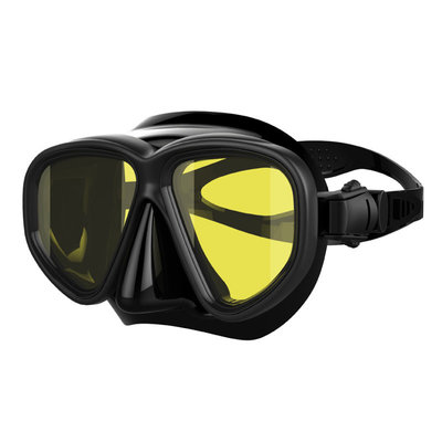 Tempered Glass Scuba Diving Equipment Free Diving Mask Mirror For Adult