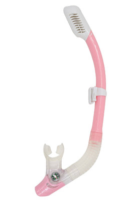 Pink Silicone Month Piece PU Tube Dive Snorkel For Diving And Swimming