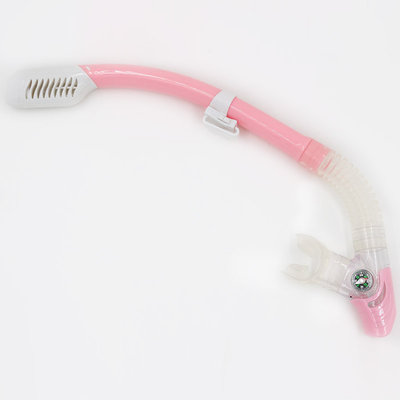 Pink Silicone Month Piece PU Tube Dive Snorkel For Diving And Swimming