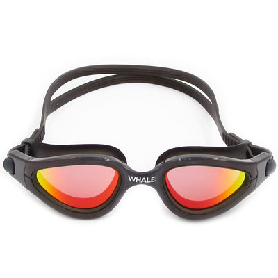 Black Anti - Fog Silicone Swimming Goggles With Polarized Lens