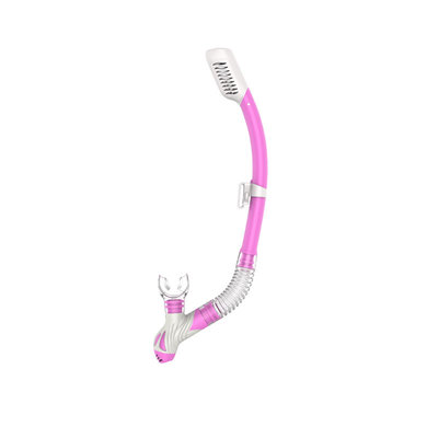 SGS Red Silicone Scuba Diving Snorkel Dry With Separated Buckles
