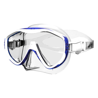 Black Kids Free Diving Mask One Lens Face Mask Scuba Diving Equipment