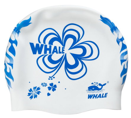 Adult Silicone Swim Caps Multi Color Design No Wrikle Cap ISO