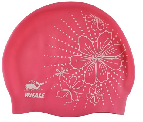 Adult Silicone Swim Caps Multi Color Design No Wrikle Cap ISO