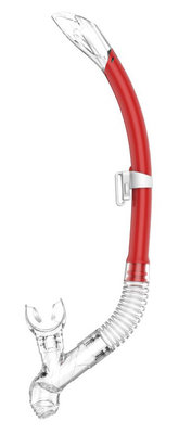 Red Blue Professional Swimmers Scuba Dive Snorkel Black Silicone