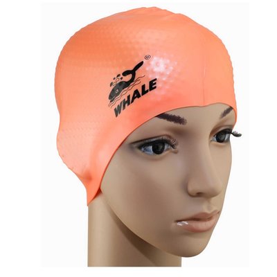 Adult Swim Cap Avoid Stick Hair Cap Silicone Swimming Women Lady Cap