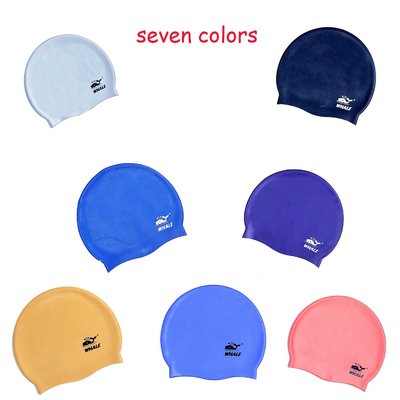 Adult Swim Cap Avoid Stick Hair Cap Silicone Swimming Women Lady Cap