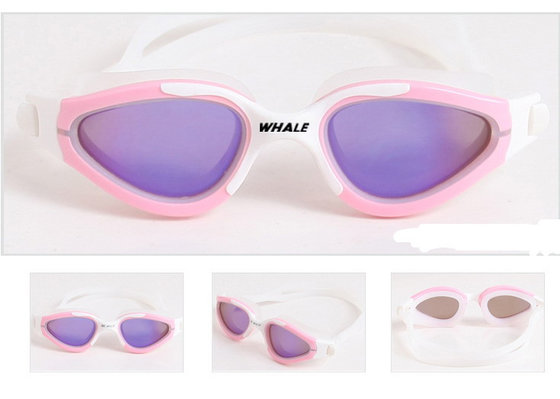 Fashion Mens Anti Fog Swimming Goggles with PC lens silicone strap