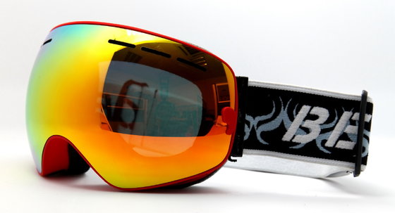 Comfortable Mirror Lens Snowboard Goggles and Eyewear for Skating