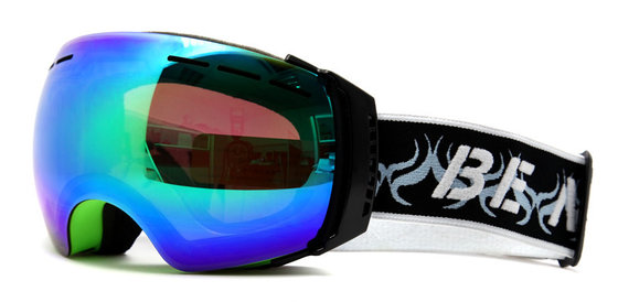 CE, gafas aprobadas por la FDA de la nieve de OTG con UV400 el marco antiniebla de la lente TPU