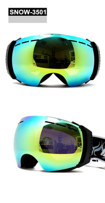 Anti Fog Over The Glasses Ski Goggles / OTG Snowboarding Goggles Blue