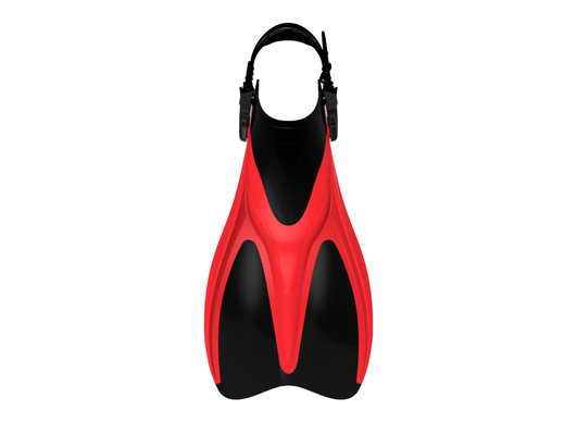 Unique EVA TPR Freediving Fins Open Heel Fins with Adjustable Strap