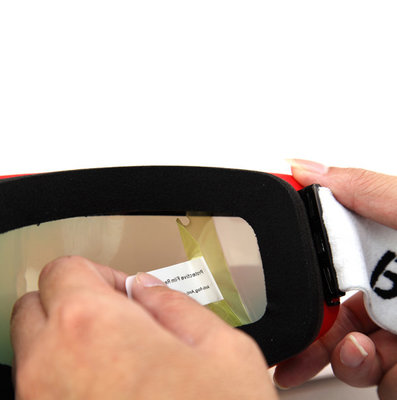 Customizable Snow Skate Mirrored Ski Goggles Double Lens with CE Approvals