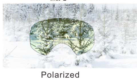 Comfort Ladies Ski Glasses Polarized Snowboard Goggles Purple , Adjustable Strap