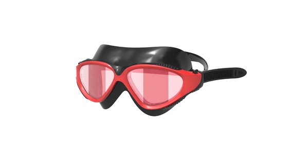 Customized Pink Anti Fog Mirrored Swimming Goggles for Womens , Mens