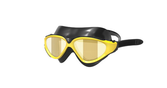 Customized Pink Anti Fog Mirrored Swimming Goggles for Womens , Mens