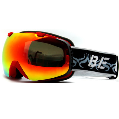 Outdoor Skiing Goggles , TPU Frame Mirrored Ski Goggles for Womens / Mens