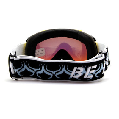Outdoor Skiing Goggles , TPU Frame Mirrored Ski Goggles for Womens / Mens
