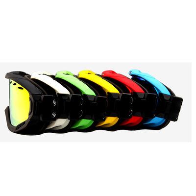 Gafas dobles duplicadas amarillo adulto del esquí de la lente para las mujeres, el certificado del CE y del FDA