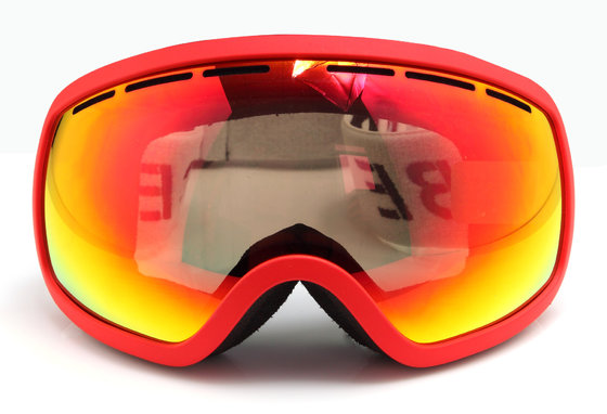 UV Protection TPU Frame Anti Fog Snow Goggles , Ski Goggle for Adults