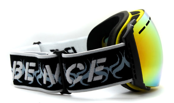 Popular Yellow TPU Frameless Ski Goggles Ski Goggles That Fit Over Glasses