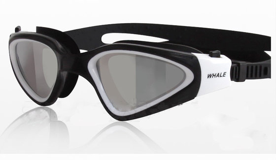 Niebla anti de la visión del silicón de las gafas anchas adultas de la natación y protección ULTRAVIOLETA