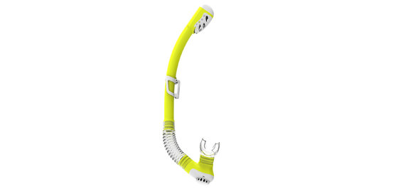 Classic Black Fashionable Dry Silicone Diving Snorkel For Adults