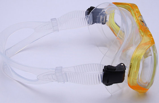 Adult Silicone Panoramic Dive Mask with Silicone Skirt and Strap