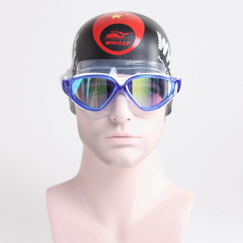 Mirrored Swim Goggle Mask with Anti Fog and UV Protection for Man and Woman