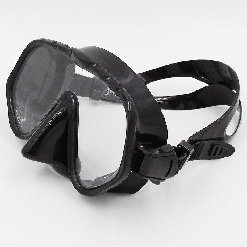 Black and Red Liquid Free Dive Goggles Sea Dive Mask CE Certificate