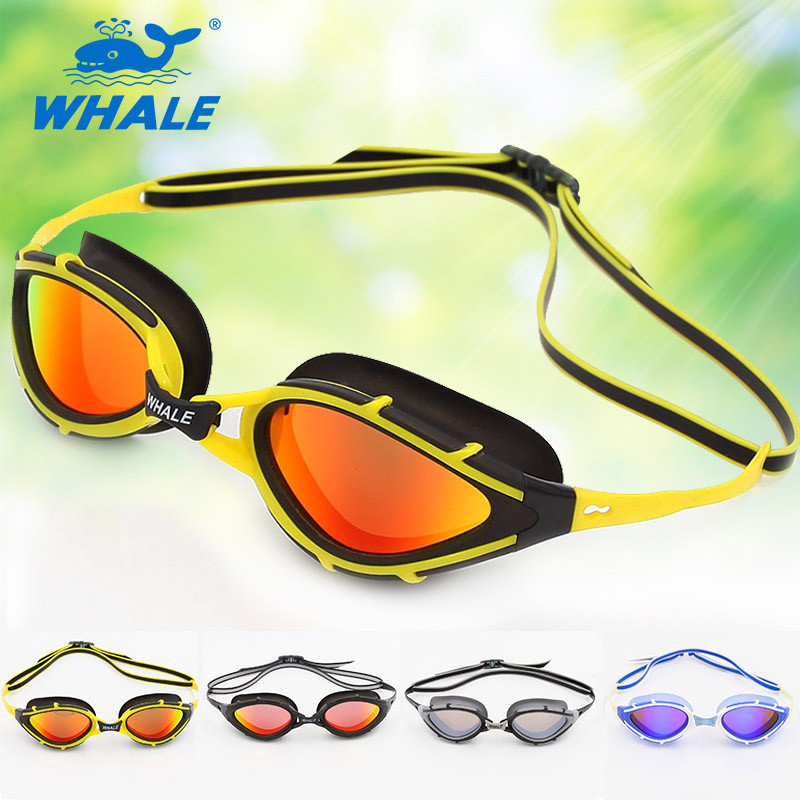 UV Protect Racing Swimming Goggles With Slicone Skirt And Strap Polarized Lens