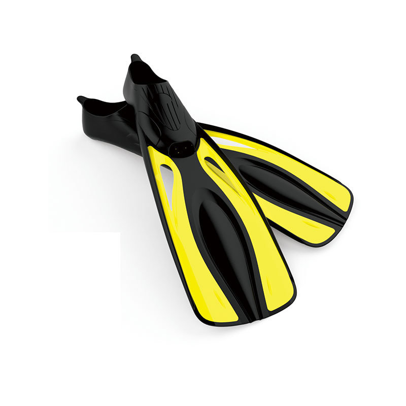Snorkeling Skin Diving Fins Comfortable Foot Pocket Single Blade Diving
