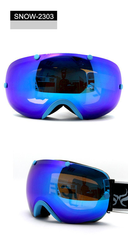 2015 most popular Anti-fog Snow Boarding Goggle with CE , FDA certificate
