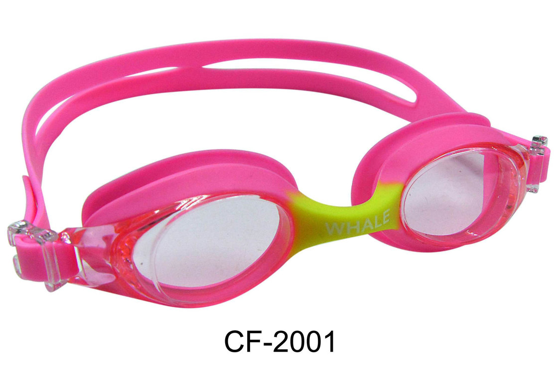 Gafas antis rosadas para los niños, gafas competitivas de la natación del silicón de la niebla de la nadada