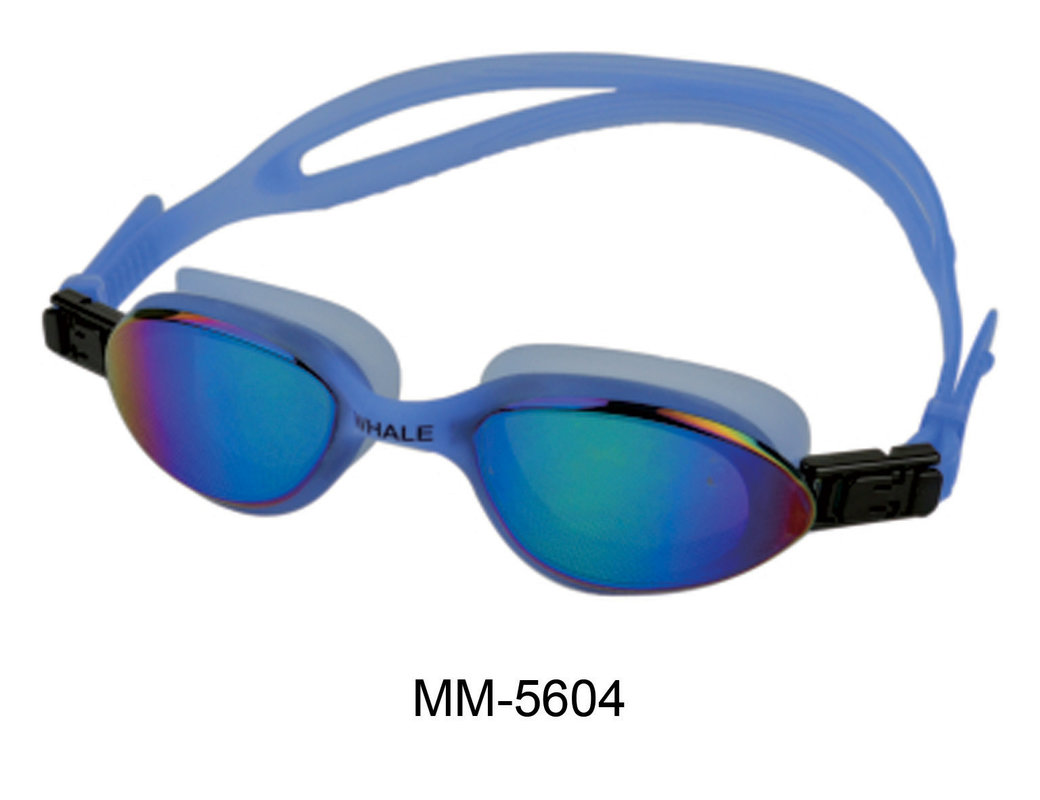Revo Blue UV Protect Anti Fog Racing Swimming Goggles with PC Lens