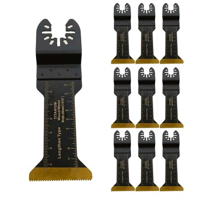Universal Blade Set Set Of 14 Pieces Bimetal Titanium Plated Blade, Metal Saw Blade, Woodworking Saw Blade