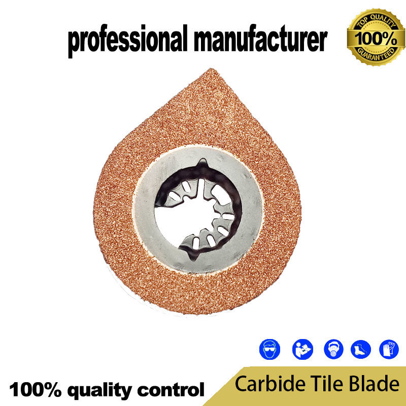 Bosch OSL234HG Starlock Oscillating Multi Tool Hybrid Grout Blade, 2-3/4" diamond gold color