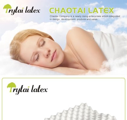 factory supply Sleeping natural Latex Pillow From Thailand Latex Produc  by SGS test